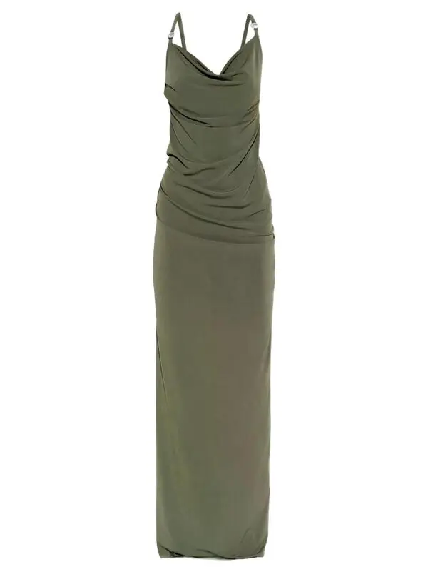 Coperni Ring-strap Maxi Dress - Green