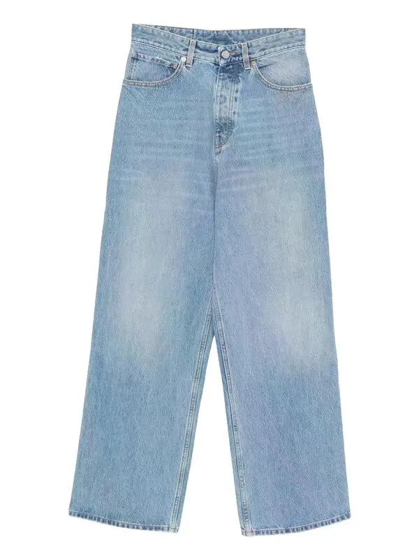 Vetements Button-fastening Five-pocket Jeans - Blue