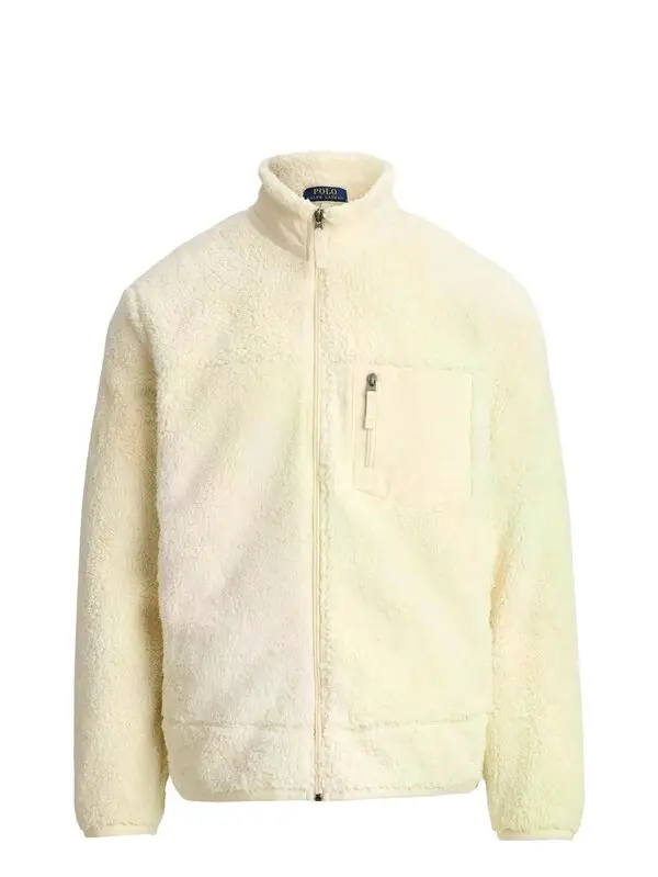 Ralph Lauren Full-zip Mockneck Sweatshirt - Neutrals
