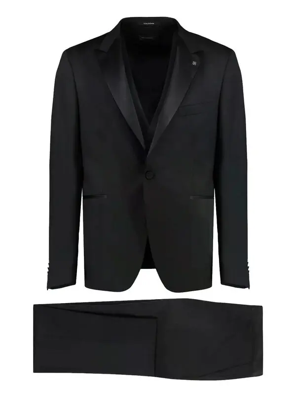 Tagliatore Single Breasted Suit - Black