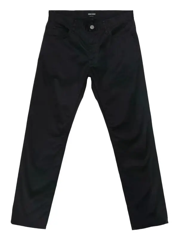 Giorgio Armani Buttoned Trousers - Blue
