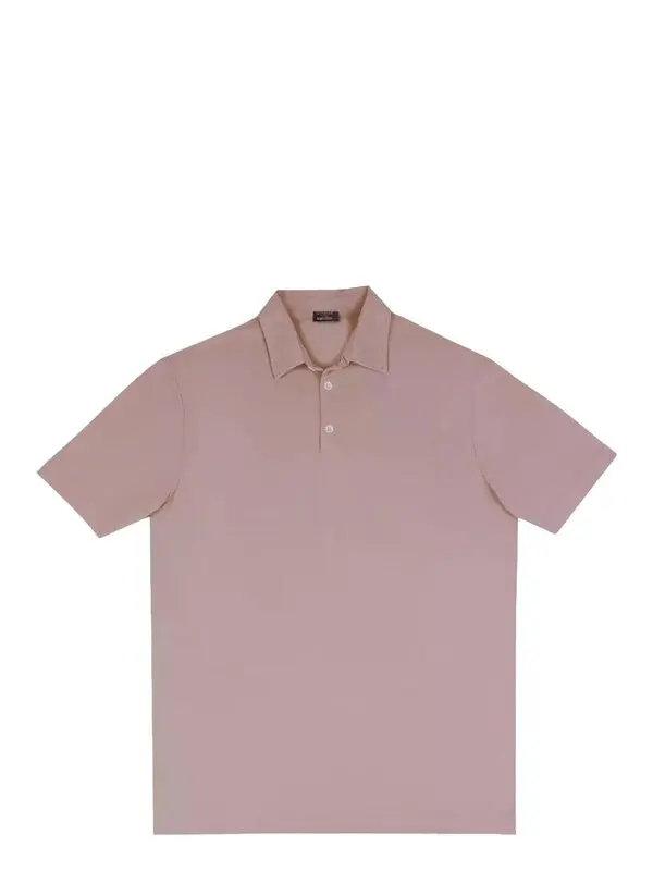 SLOWEAR Cotton Polo Shirt - Pink