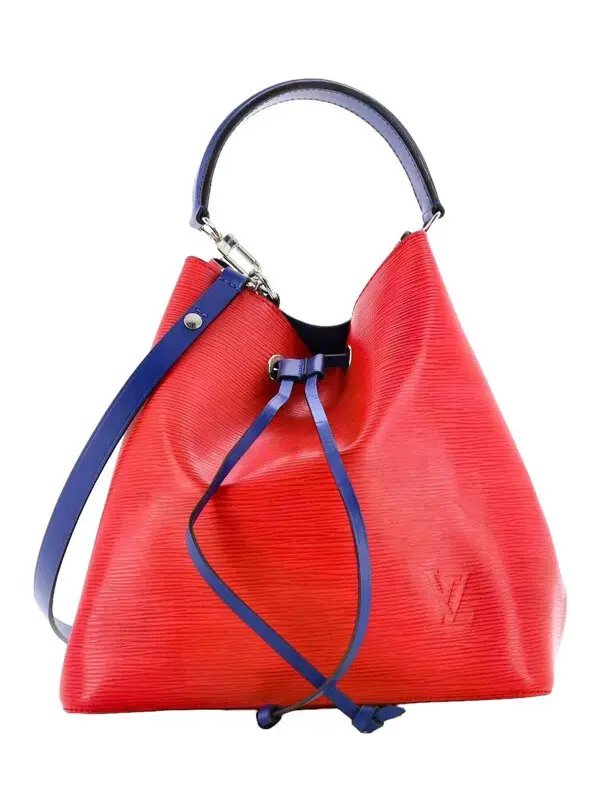 LOUIS VUITTON Neonoe Mm Bucket Bag In Epi Leather - Blue