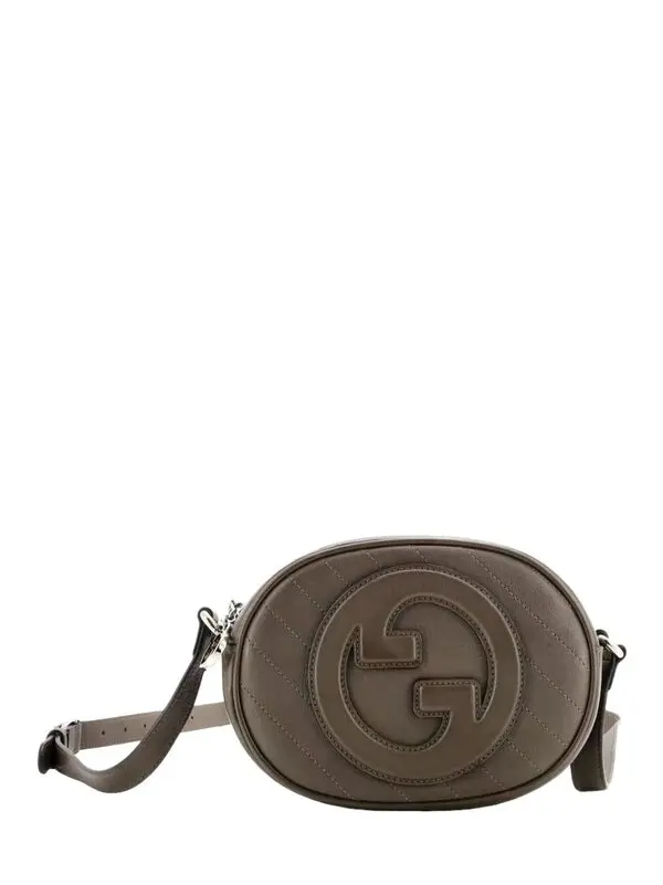 Gucci Blondie Nm Round Camera Crossbody Bag - Brown