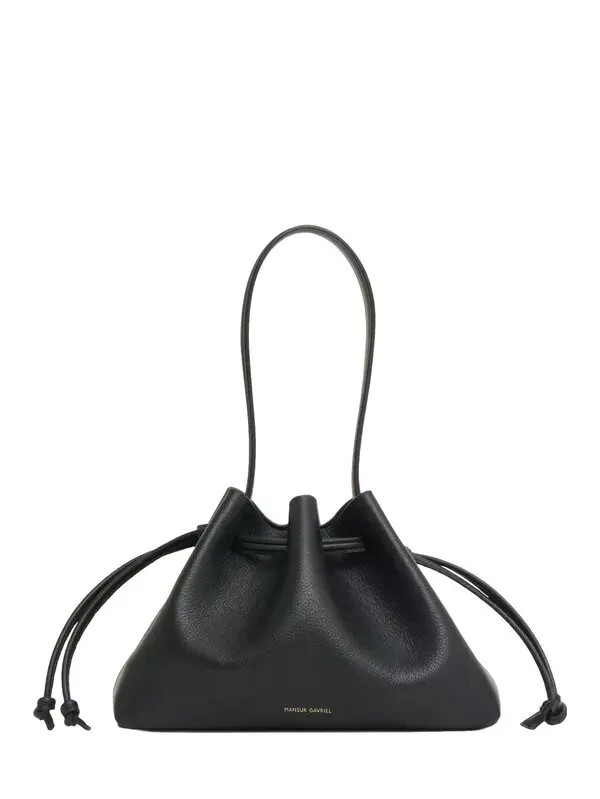 MANSUR GAVRIEL Drawstring Pouchette Mini Bag - Black