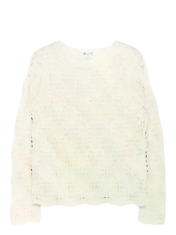 Comme Des Garçons Knitted Top - Neutrals