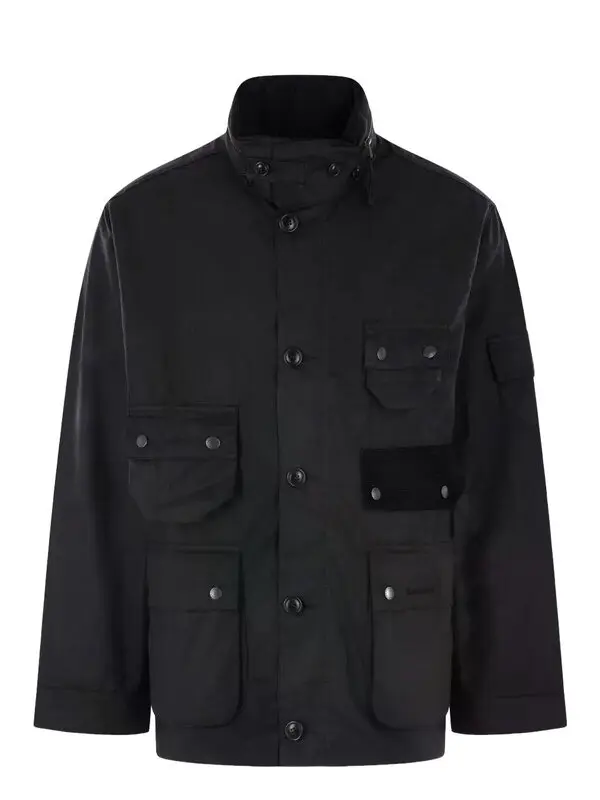 Barbour Logo-embroidered Jacket - Black