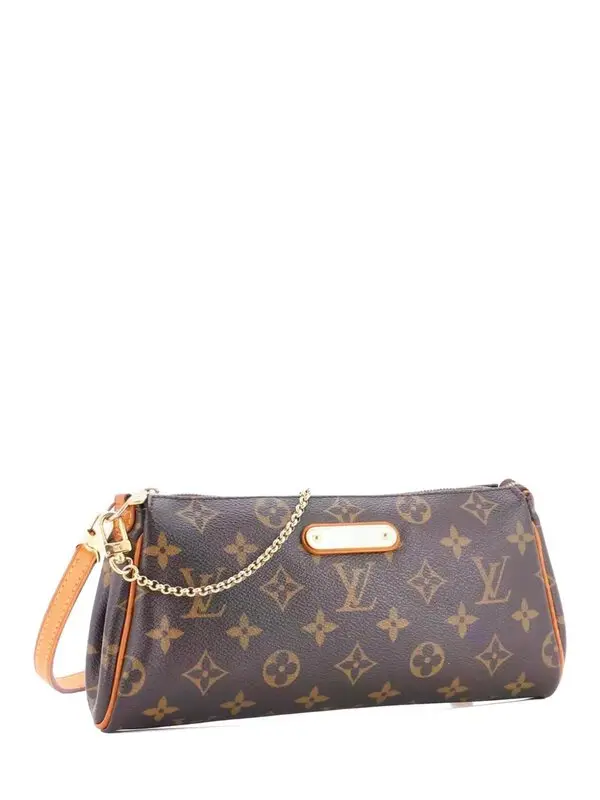 LOUIS VUITTON Eva Handbag Monogram Canvas - Brown