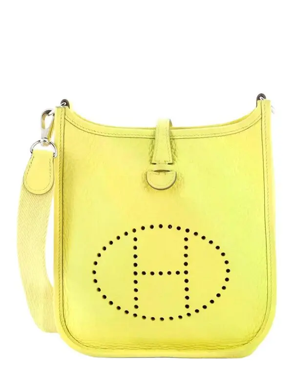 Hermès Evelyne Tpm Crossbody Bag Clemence Gen Iii - Yellow