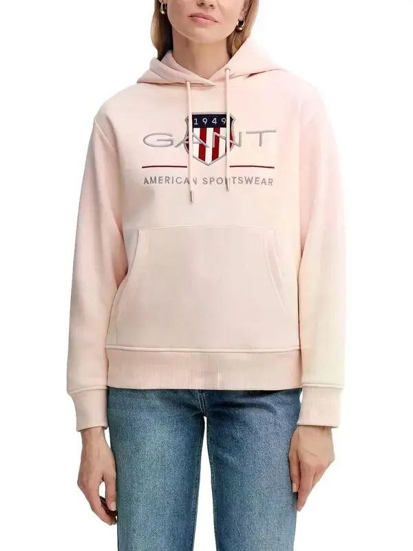 Gant Archive Shield Hoodie - Pink