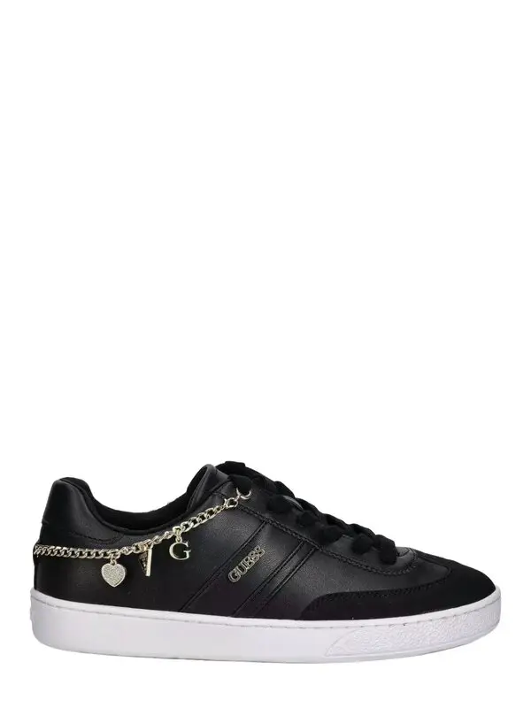 Guess Logo Charm Sneakers - Black