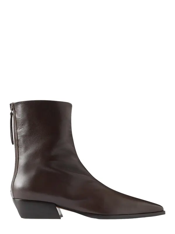 EMME PARSONS Minori Leather Ankle Boots - Brown