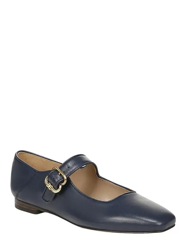 Sam Edelman Michaela Buckled Flats - Hudson Navy