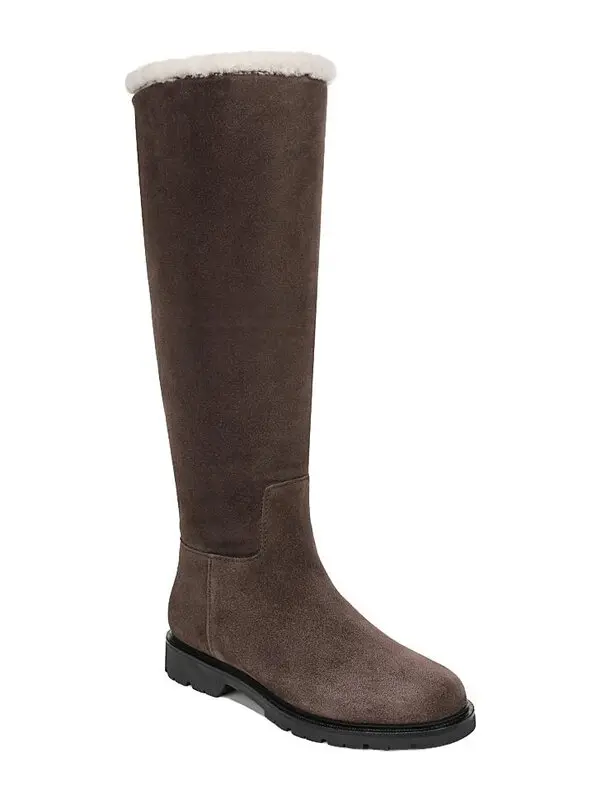 Vince Sibelle Shearling Boots - Truffle