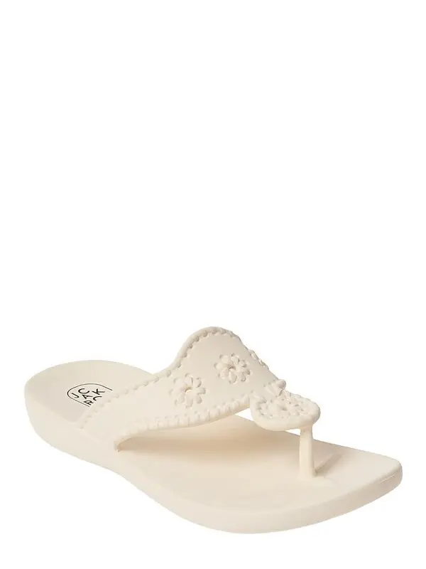 Jack Rogers Jacks Eva Waterproof Flat Sandals - Cream