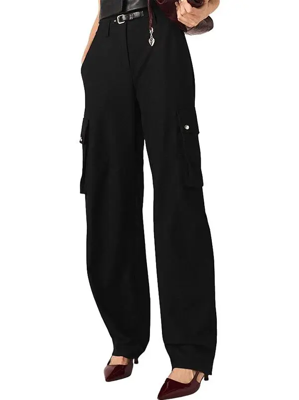 Maje Cargo Pants - Black