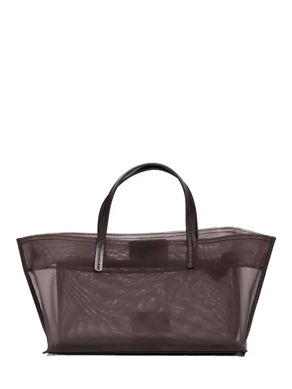 Staud Christos Mini Mesh Tote - Espresso
