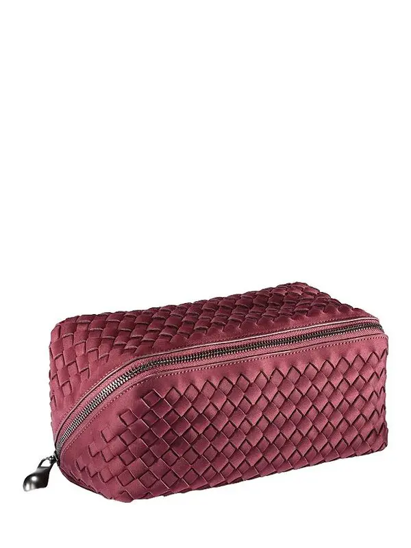 NAGHEDI Caravan Woven Cosmetic Pouch - Bordeaux