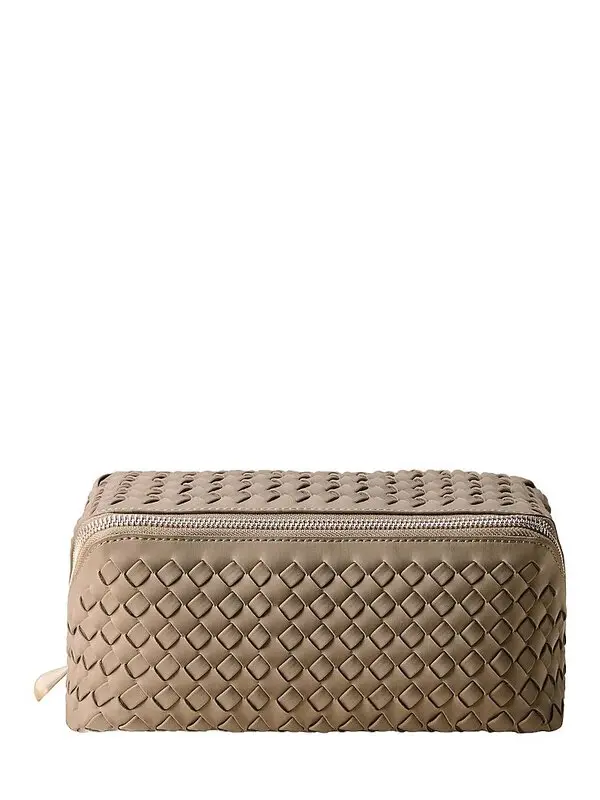 NAGHEDI Caravan Woven Cosmetic Pouch - Cashmere