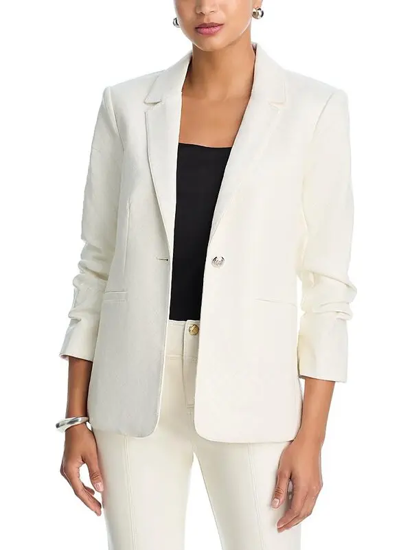 Cinq À Sept Quilted Blazer - Ivory