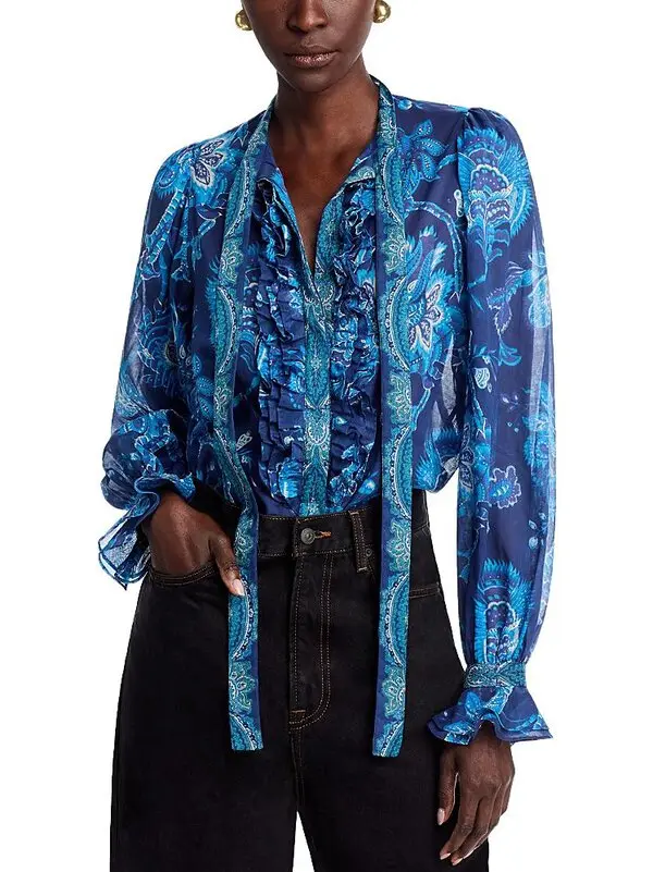 Kobi Halperin Kourt Blouse - Midnight Multi