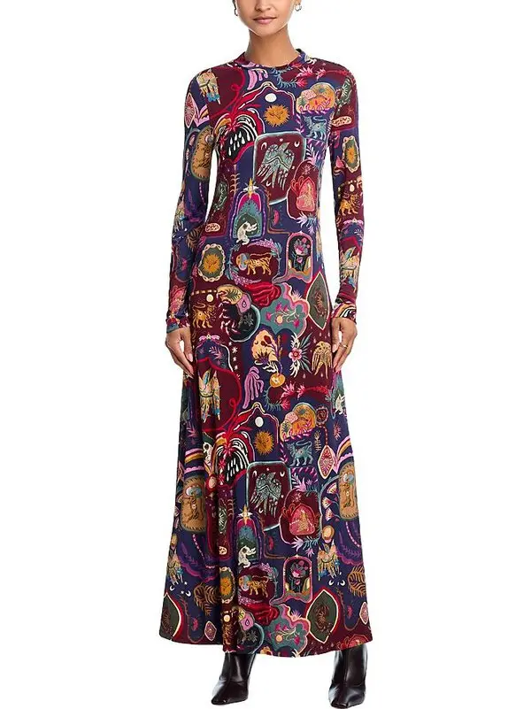 Farm Rio Artsy Surreal Land Maxi Dress - Artsy Surr
