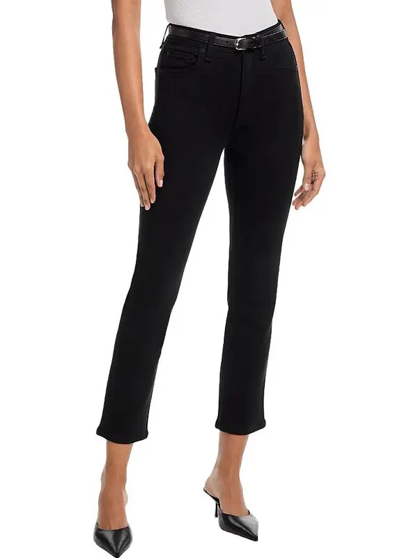 Rag & Bone Flexi Wren High-rise Slim Ankle Jeans - Black