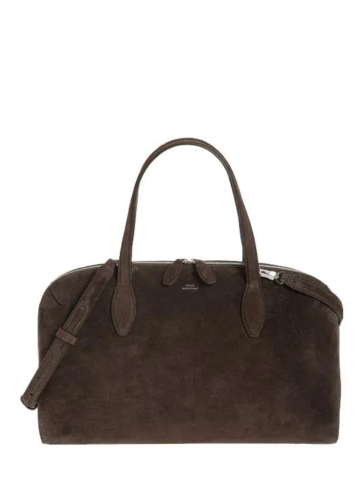 TOTEME Medium Day Suede Tote - Brown
