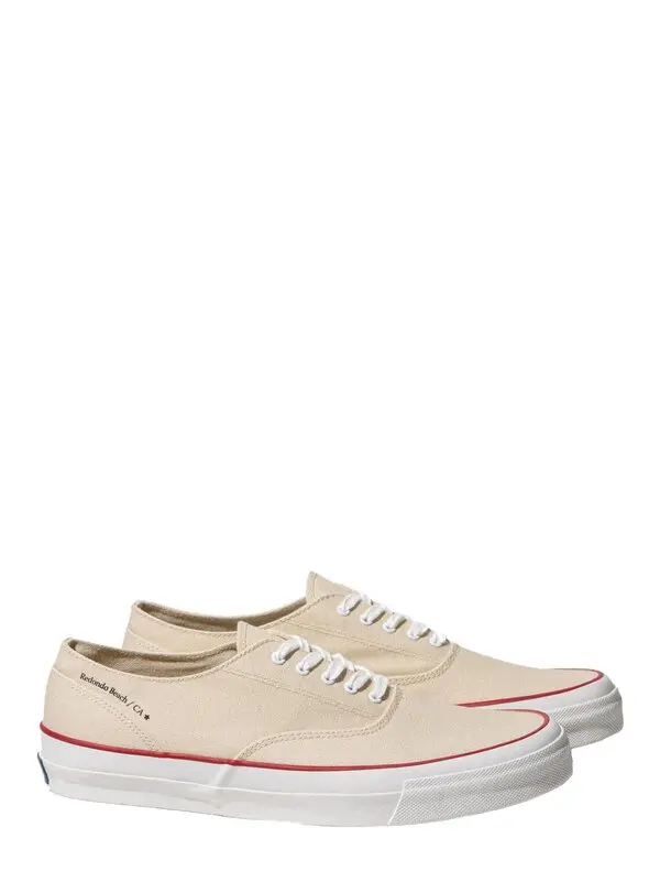 FORTELA Redondo Canvas Sneakers - White Line Red