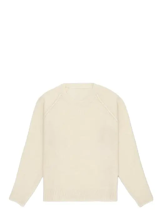 FORTELA Harvard Wool Crewneck Sweater - Ecru