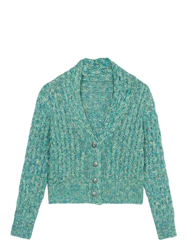 FORTELA Lola Knit Cardigan - Turquoise