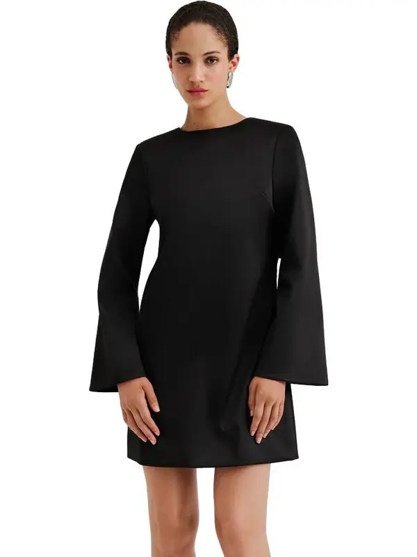 MALINA Elna Mini Dress - Black