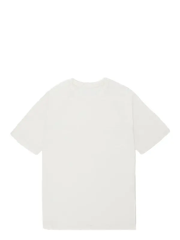 FORTELA Vermont Jersey T-shirt With Chest Pocket - Ecru