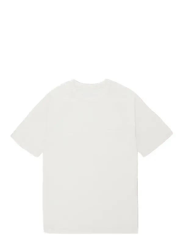 FORTELA Vermont Jersey T-shirt With Chest Pocket - Off White