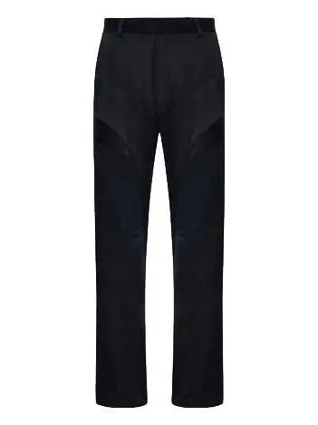 PCFG Linen And Cotton Blend Pants - Black