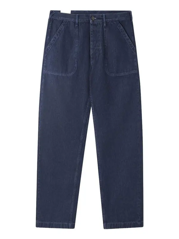 FORTELA Jerom Indigo Rinse Denim Pants - Blue