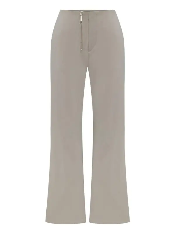 PCFG Cotton Woven Flare Pant - Beige