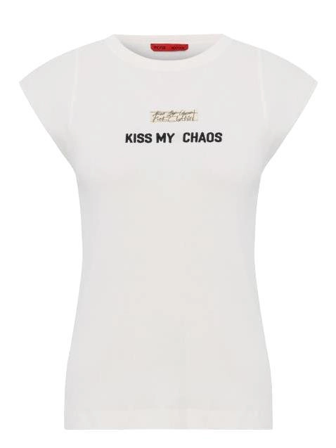 PCFG Cotton Rib Tank Top With Patch - White
