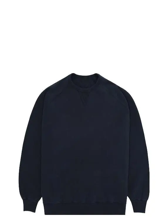 FORTELA Raglan Sleeve Crewneck Sweatshirt - Blue