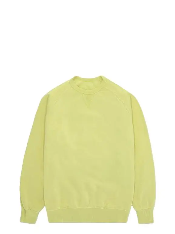 FORTELA Raglan Sleeve Crewneck Sweatshirt - Lemon Yellow