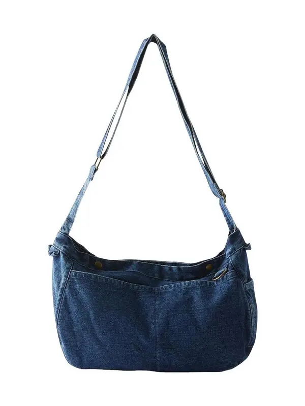 COTTON ON Pippa Crossbody Bag - Blue Denim
