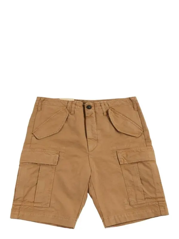 FORTELA Cotton Pocket Bermuda - Camel