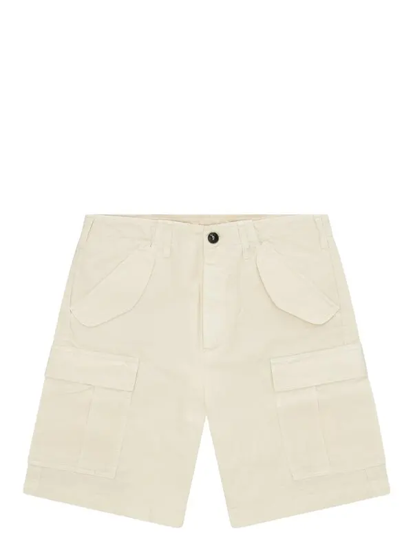 FORTELA Minert Cotton Pocket Bermuda - Ecru