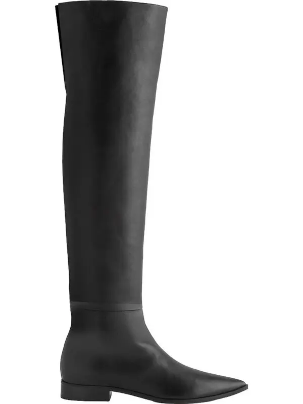 NEIL J. RODGERS Bella Over-the-knee Boots - Black Nappa