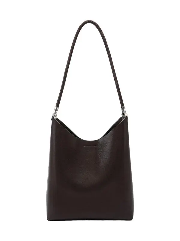 BOB ORÉ BLUE COLLECTION Eclipse Genuine Leather Handbag - Chocolate