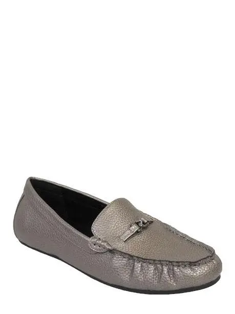 Aerosoles Drita Bit Loafer - Gunmetal Faux Leather