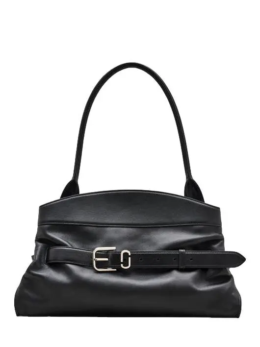Marc Jacobs Dakota Leather Shoulder Satchel - Black