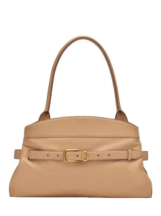 Marc Jacobs Dakota Leather Shoulder Satchel - Camel