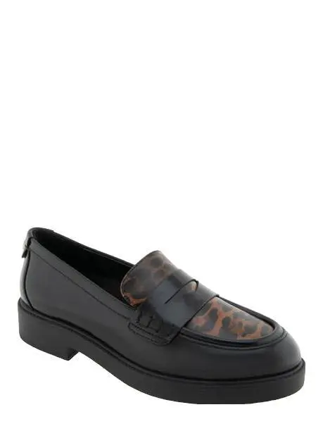 Aerosoles Poeta Penny Loafer - Black/tobacco Multi