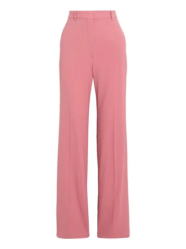 Max Mara Wool-twill Straight-leg Pants - Pink